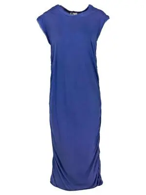 LANVIN Gathered Midi Dress - Purple