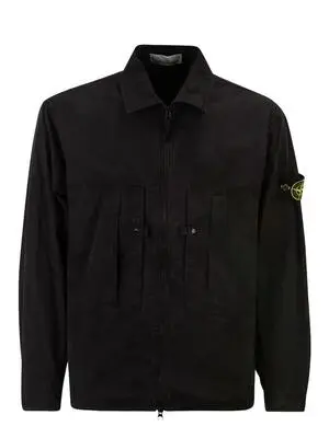 Stone Island Chest-pockets Zip Jacket - Black