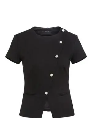 TOCCIN Maude Asymmetric-Button Top