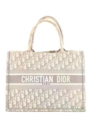 DIOR Christian Dior Oblique Canvas Medium Tote Bag