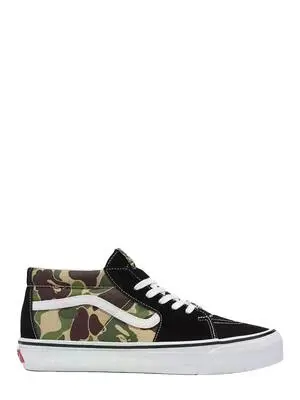 VANS X Bape Sk8-mid Sneakers - Black