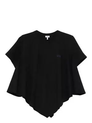 Loewe Asymmetric-hem T-shirt - Black