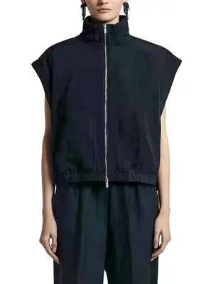 Peserico Zip-up Gilet - Blue