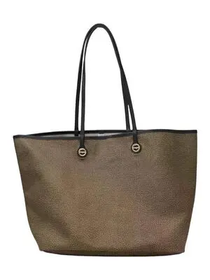 Borbonese Printed Top Handle Shoulder Bag - Brown