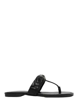 Kurt Geiger Kensington Flat Sandals - Black
