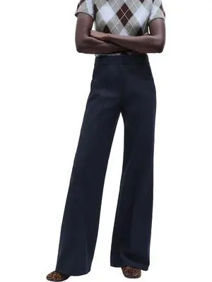 ME+EM Tailored Leg Elongator Trousers - Navy