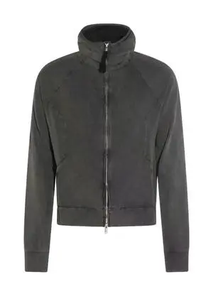 THOM KROM Hooded Zip Up - Grey