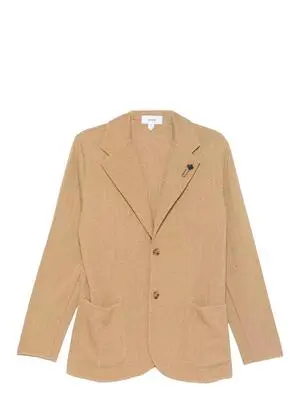 LARDINI Flower-detail Blazer - Neutrals