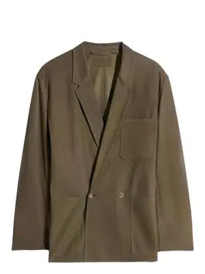 LEMAIRE Double-breasted Jacket - Brown
