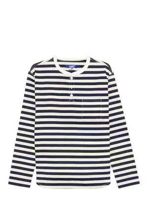 Junya Watanabe Striped T-shirt - Blue