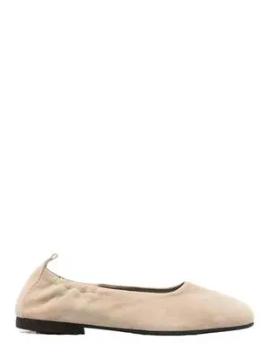 SUMMERY COPENHAGEN Gathered Ballerinas - Neutrals