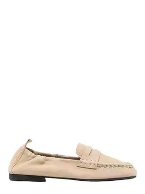 SUMMERY COPENHAGEN Suede Moccasins - Neutrals