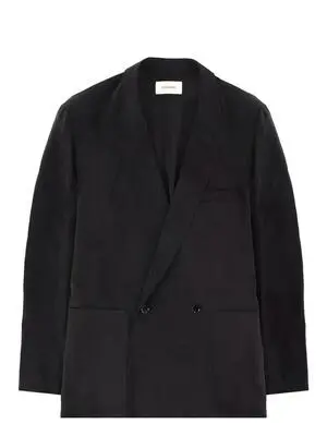 LEMAIRE Double-breasted Jacket - Black