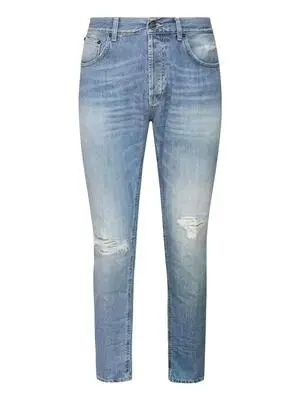 DONDUP Dian Ripped-detail Jeans - Blue