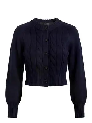 TOCCIN Rita Cable-knit Cardigan - Blue