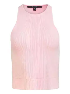 TOCCIN Ribbed Racer Tank Top - Pink