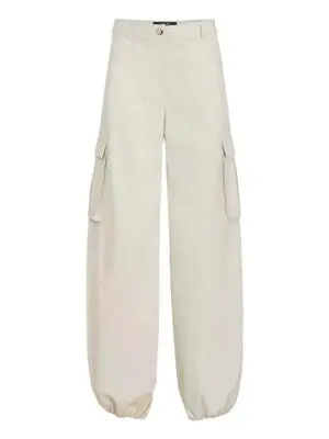 TOCCIN Wide-leg Cargo Pants - Neutrals