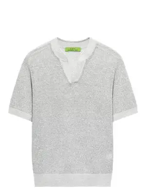 Shanghai Tang V-neck T-shirt - Neutrals