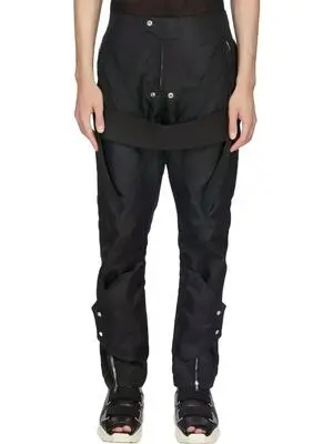 Rick Owens Multi-zip Trousers - Black
