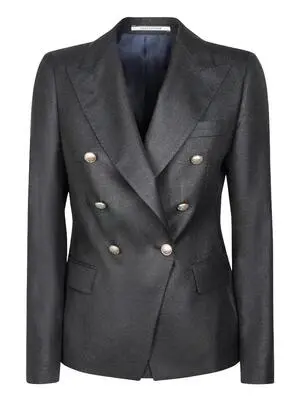 Tagliatore Double-breasted Blazer - Grey