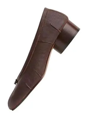 MAISON MARGIELA Tabi Ballet Flats - Brown