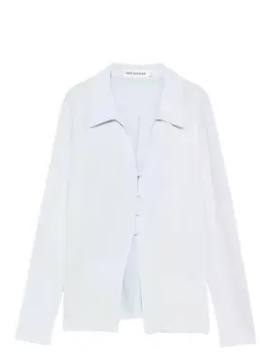SELF-PORTRAIT Long-sleeve Shirt - Blue
