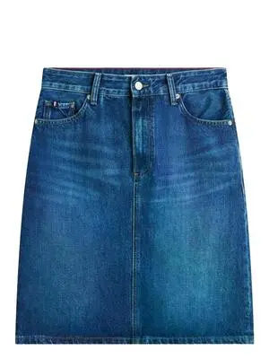 Tommy Hilfiger Five-pocket Mini Skirt - Blue