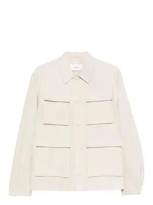 LARDINI Patch Pocket Jacket - Neutrals