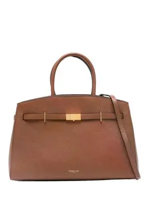 DEMELLIER Top Handle Clutch Bag - Brown