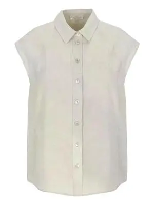 PANICALE Lace-panel Shirt - Neutrals