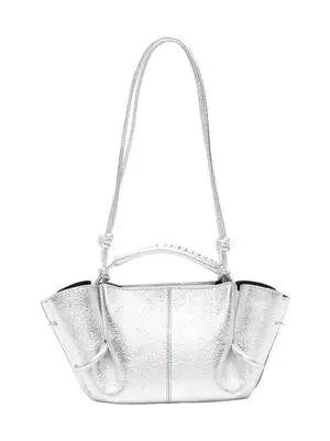 Hereu Mini Arta Knotted-handle Bag - Silver