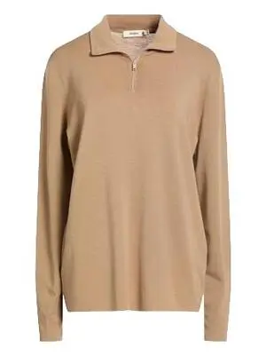 PANGAIA Sweater In Merino Wool - Camel