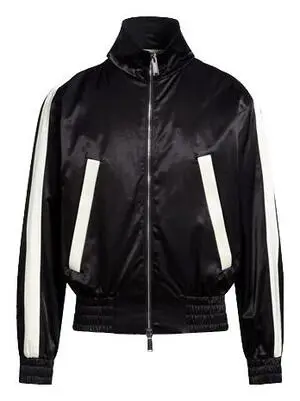 Dsquared2 Cotton, Viscose, And Elastane Varsity Jacket - Black