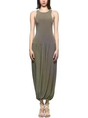 ATU BODY COUTURE Gathered Midi Dress - Grey