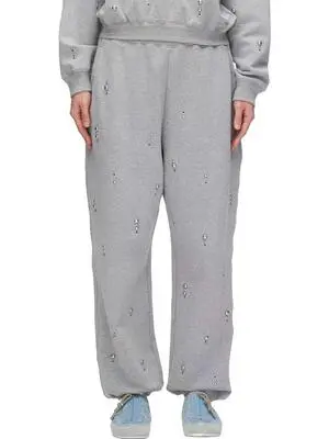 3.1 Phillip Lim Dome Embellishment Track Pants - Grey