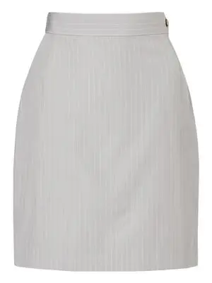 VIVIENNE WESTWOOD Pinstripe Cotton Miniskirt