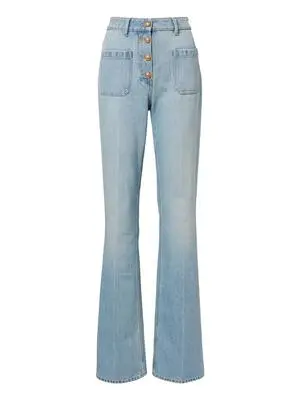 Valentino Garavani High-rise Straight Jeans - Blue