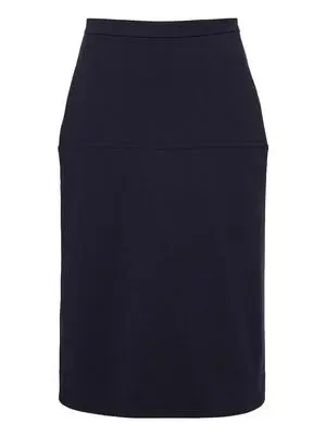 JIL SANDER Paneled Pencil Skirt - Blue