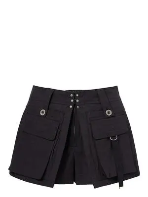Isabel Marant Étoile Barta Cotton Shorts - Black