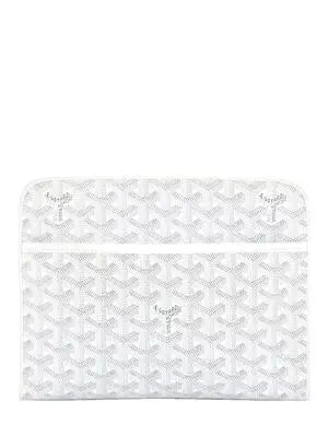 Goyard Jouvence Toiletry Pouch Coated Canvas Mm - White