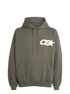 COLE BUXTON Cotton Cb Star Logo Hoodie - Green