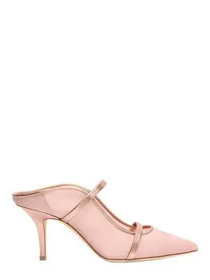 MALONE SOULIERS Maureen 70 Heeled Mules Pink