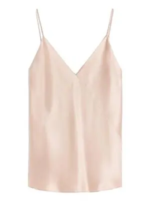 Max Mara Silk Satin Camisole Top - Powder