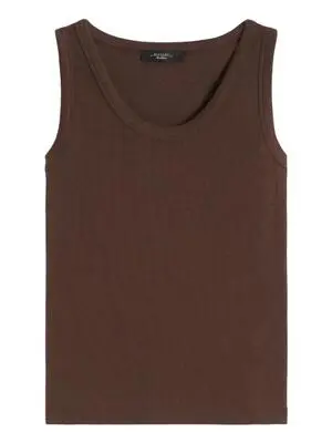 Max Mara Stretch Cotton Top Chocolate