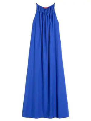 cotton a line maxi dress Raya Cotton Backless Maxi Dress - Organic Openback maxi Dress main image 1