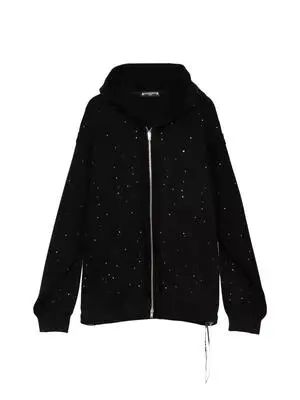 MASTERMIND WORLD Crystal-embellished Hoodie - Black