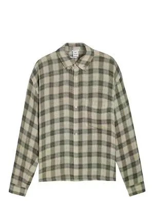 WON HUNDRED Maza Checked Shirt - Neutrals