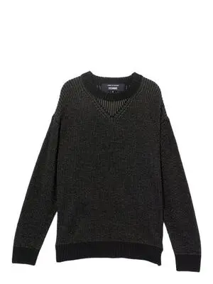 Comme Des Garçons Chunky Long Sleeve Sweater - Blue