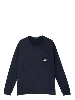Comme Des Garçons Logo-print T-shirt - Blue