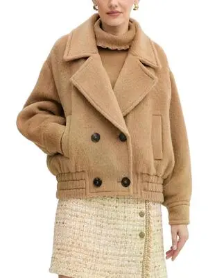 Luisa Spagnoli Stornello Double-breasted Coat - Neutrals